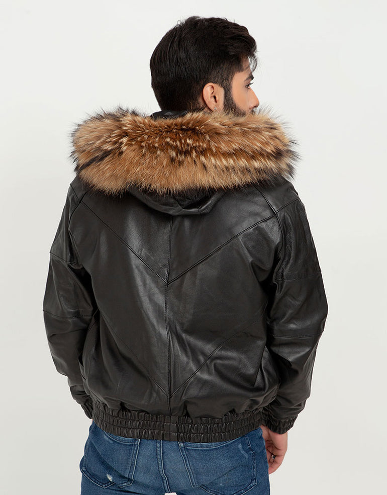 Buy Mens Leather Jackets With Fur – Real & Faux Fur – LeathersInn